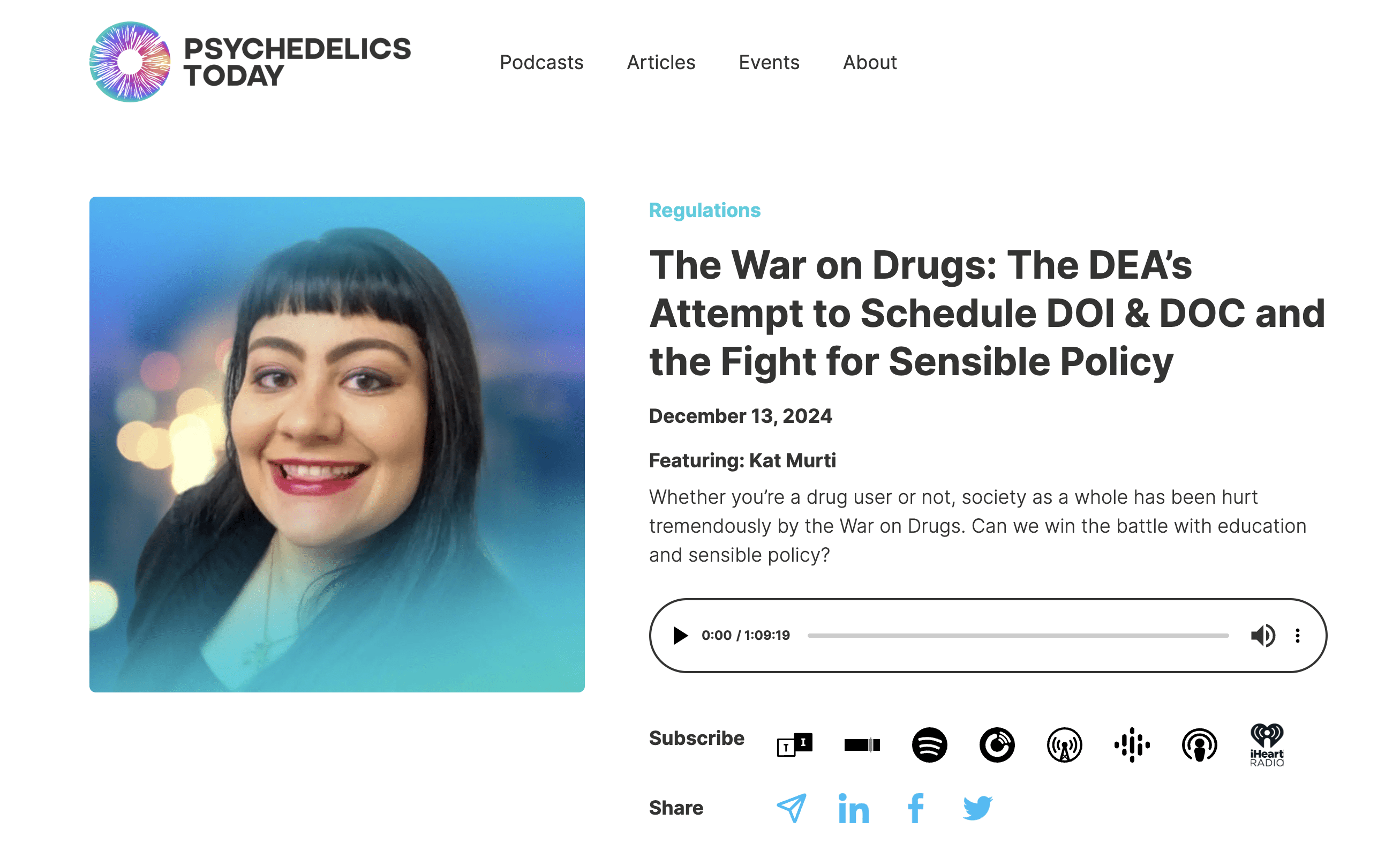 The War on Drugs: The DEA’s Attempt to Schedule DOI & DOC and the Fight for Sensible Policy ...